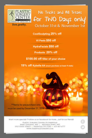 BOOtox Halloween Event - The Plastic Surgery Center of Nashville